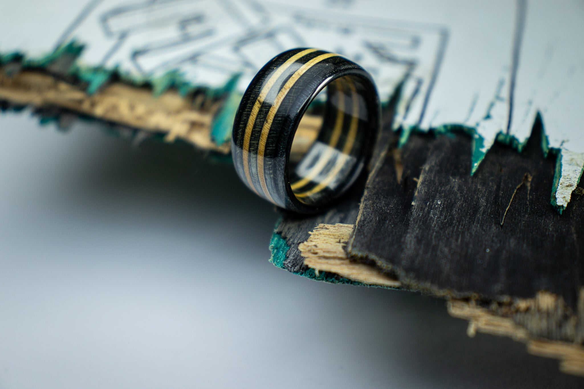 Skate Ring - Black (Element Deck) - 8mm | Onyx Signature Creations
